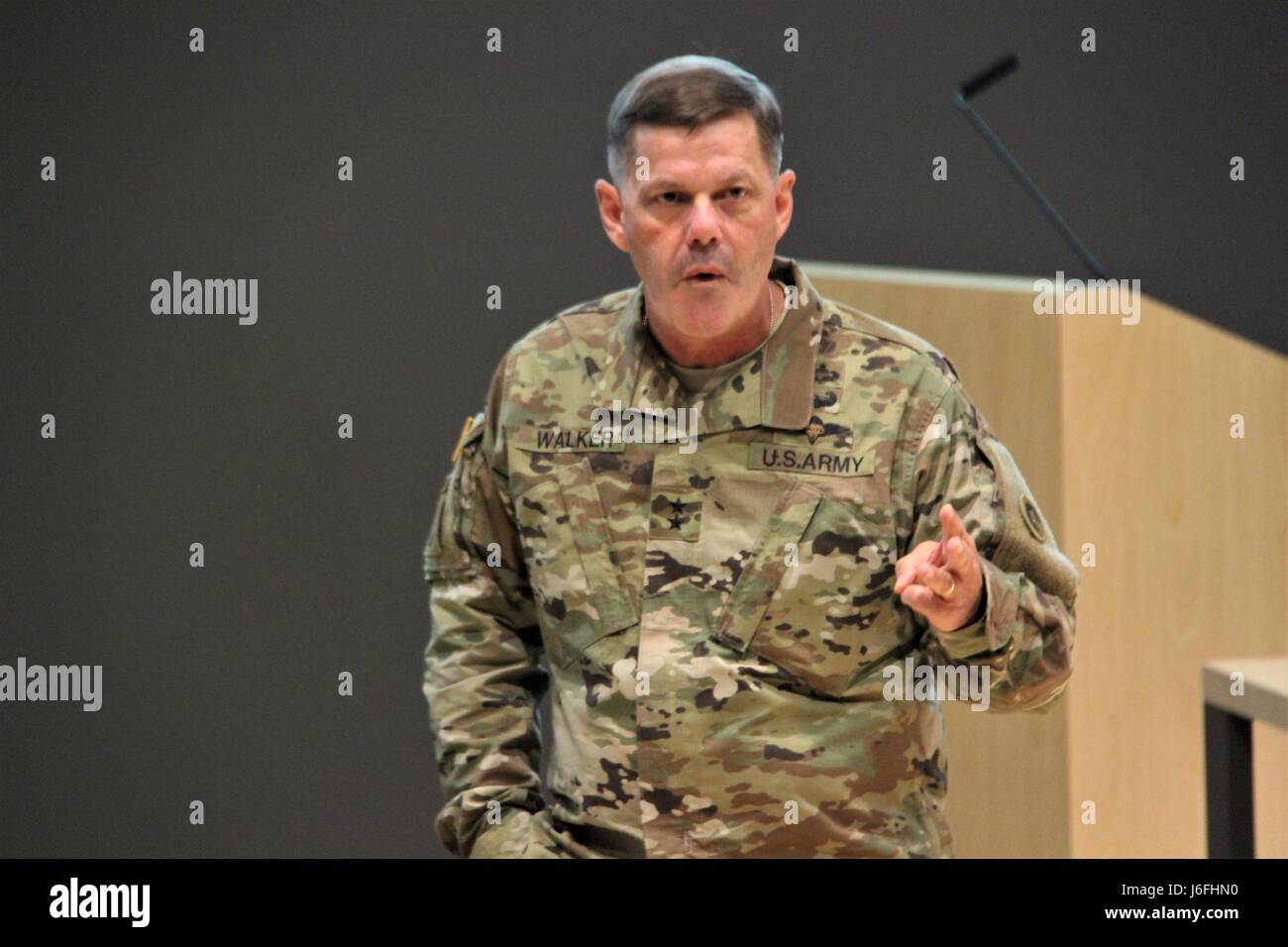 Maj. Gen. Flem B. Walker Jr., commanding general of the 1st Sustainment ...