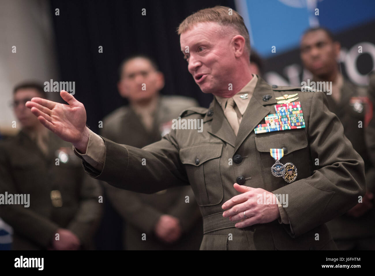 U.S. Marine Col. Philippe ‘Boz’ Rogers, U.S. Military Delegation to the ...