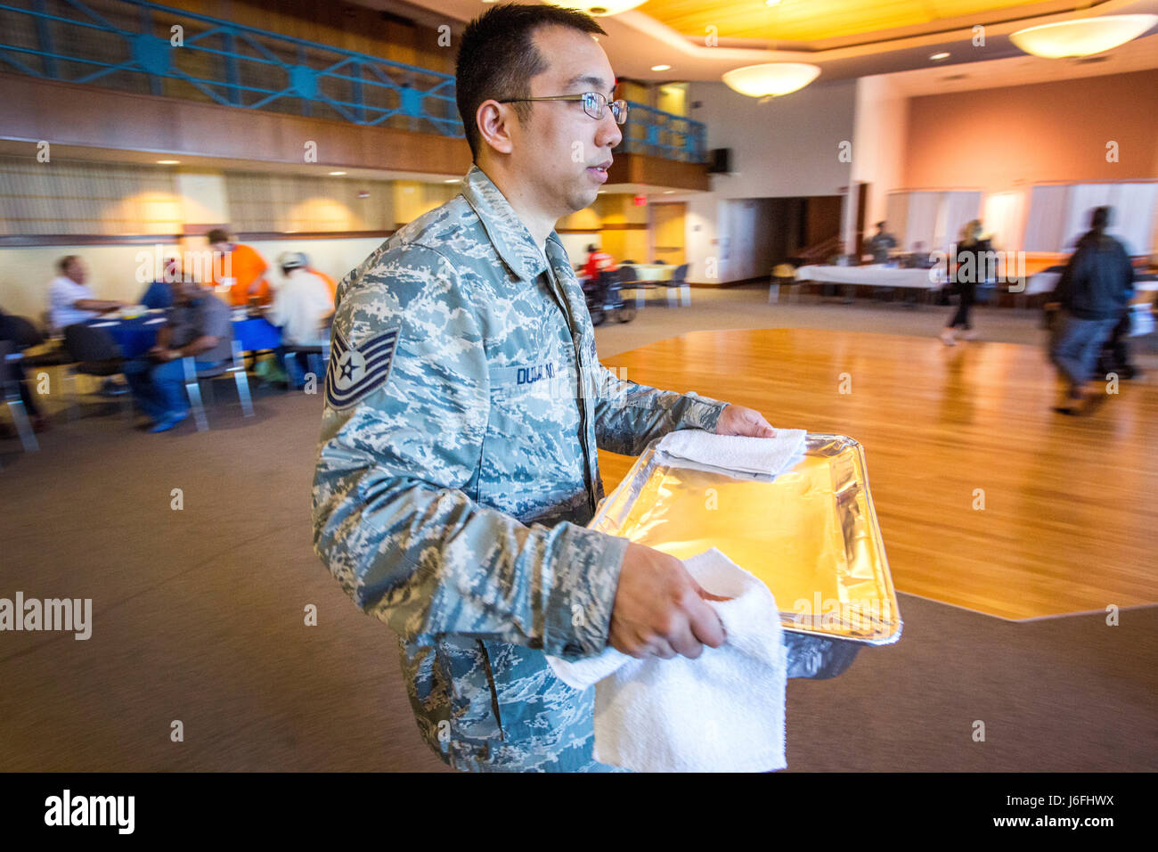 U.S. Air Force Tech. Sgt. David Dumlao with the 177th Fighter Wing, New ...
