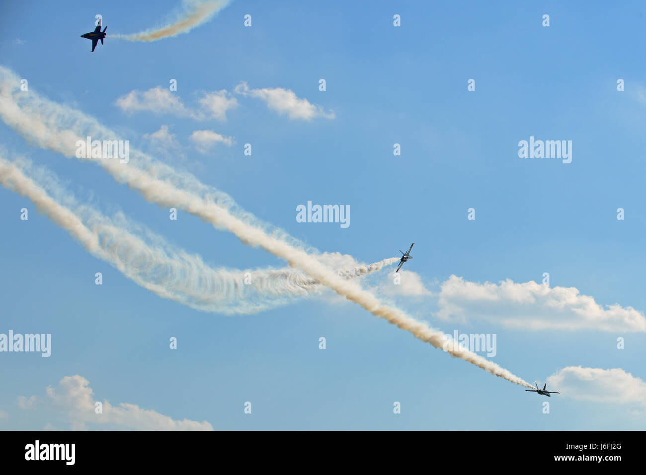 The U.S. Navy Blue Angels aerial demonstration team pilots arrive, May 17, 2017, at Seymour ...