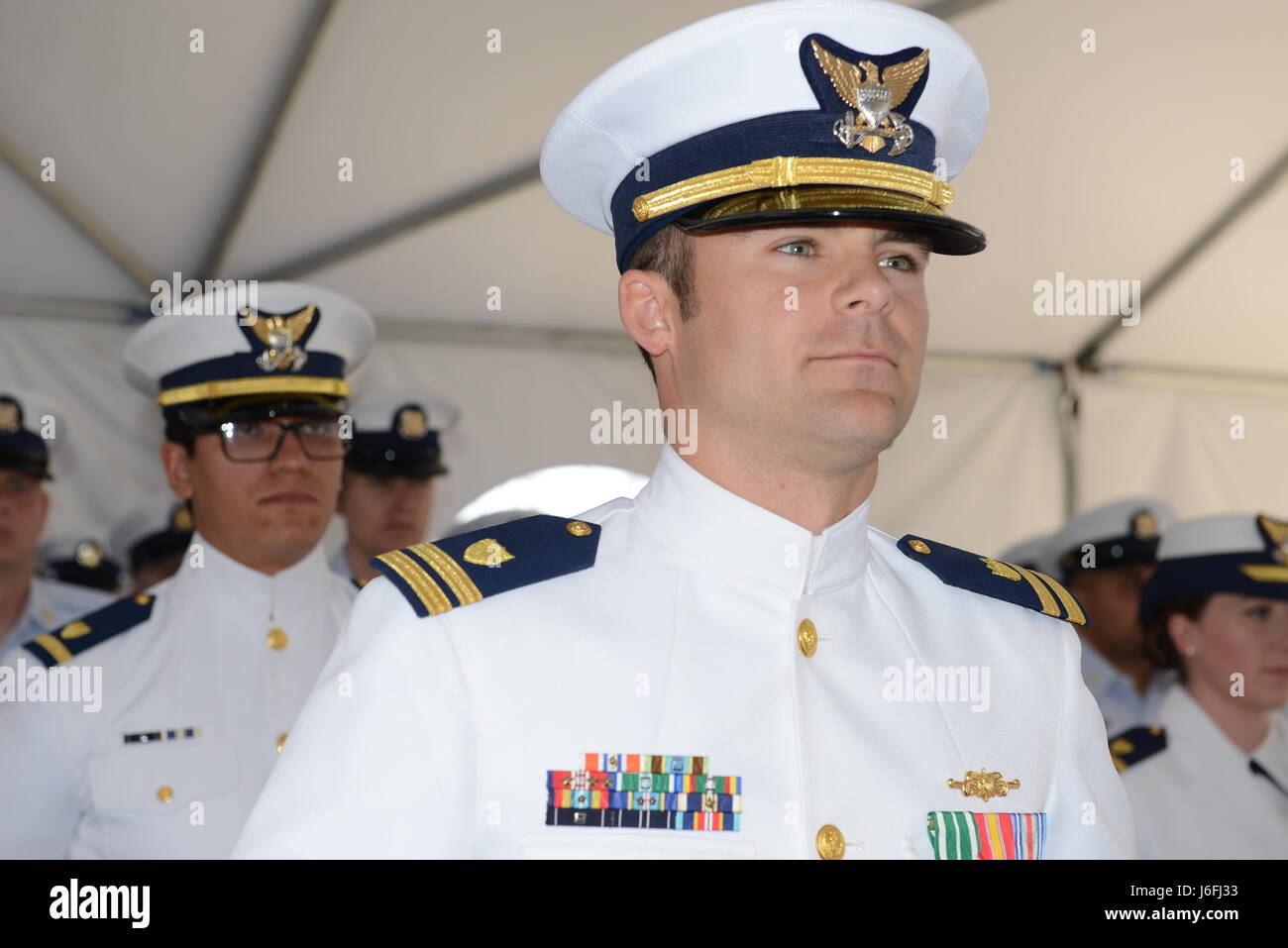 Lt. Chris Greenough, the engineering officer onboard Coast Guard Cutter ...