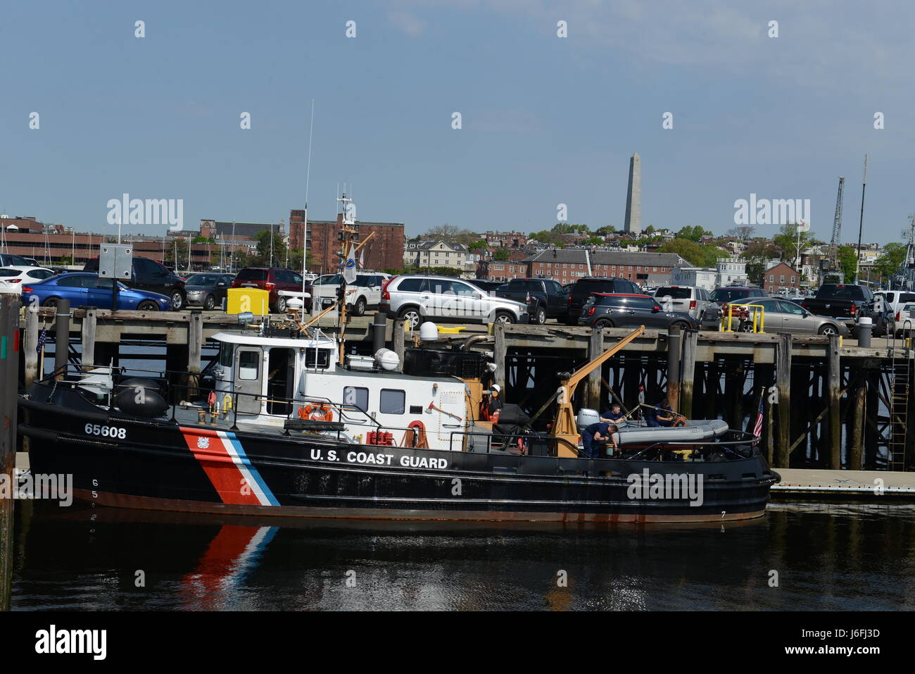 Coast Guard Cutter Pendant, a 65-foot ice breaking harbor tug in Boston ...