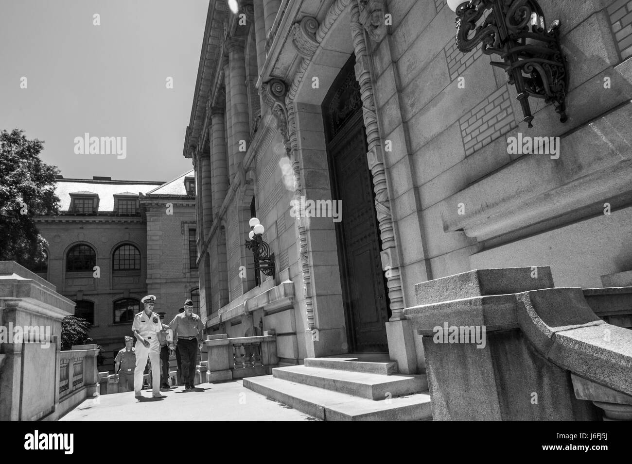 Ceremony marine corps training Black and White Stock Photos & Images ...