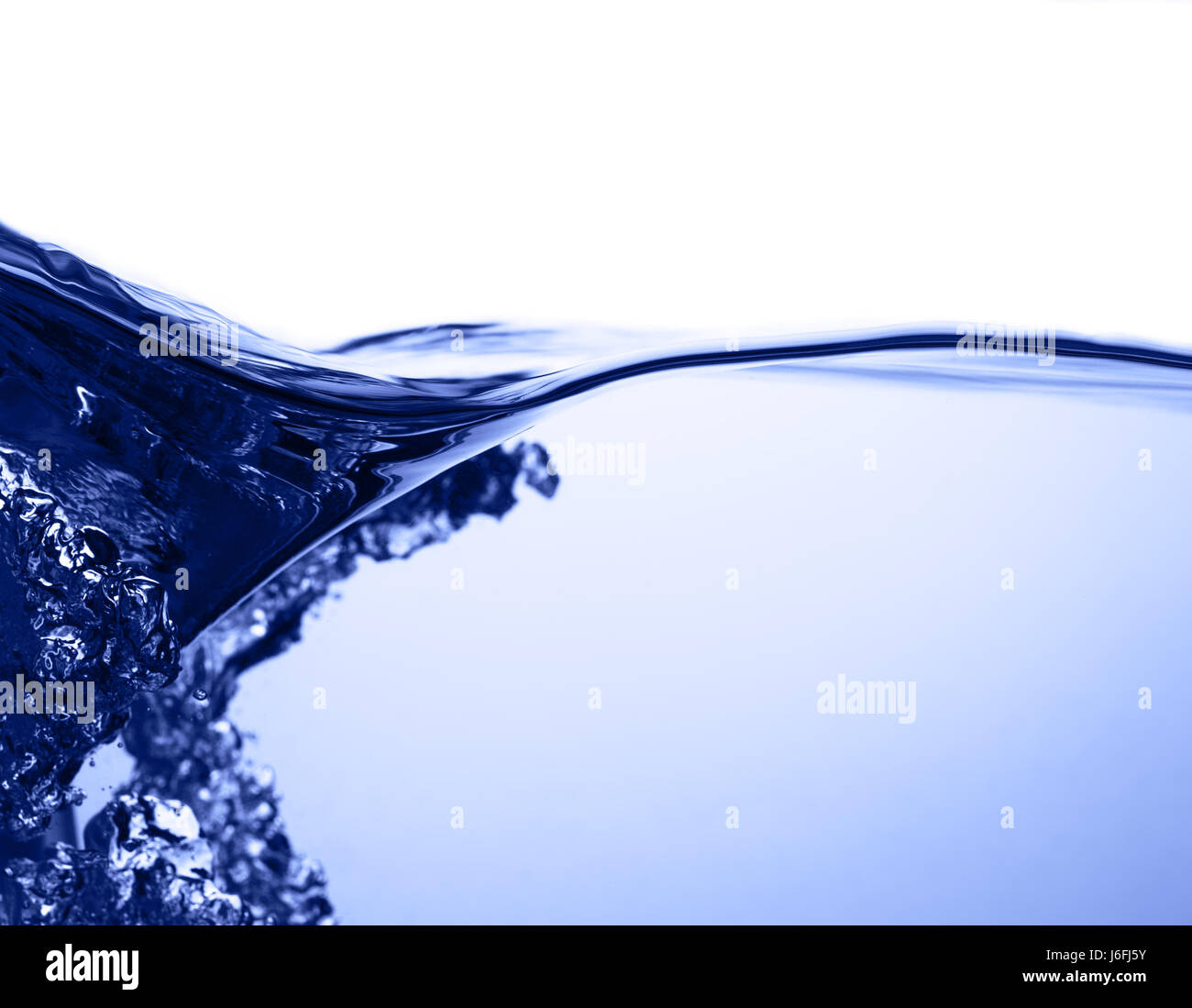 blue liquid isolated wet backdrop background white fluid fresh water ...