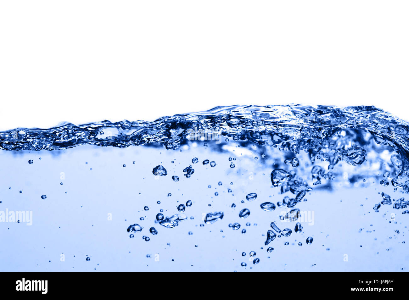 blue liquid isolated wet backdrop background white fluid fresh water ...