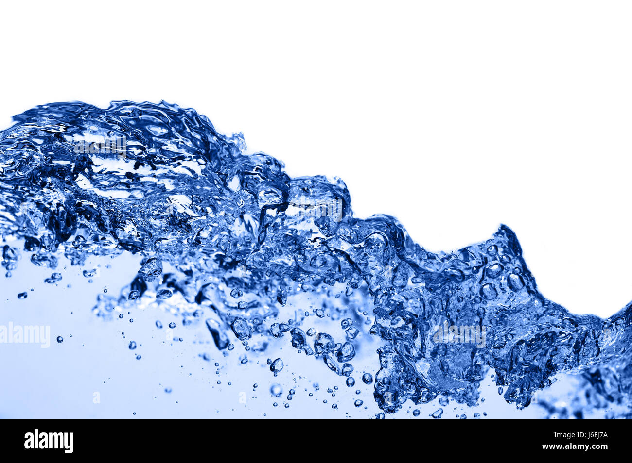 blue liquid isolated wet backdrop background white fluid fresh water ...