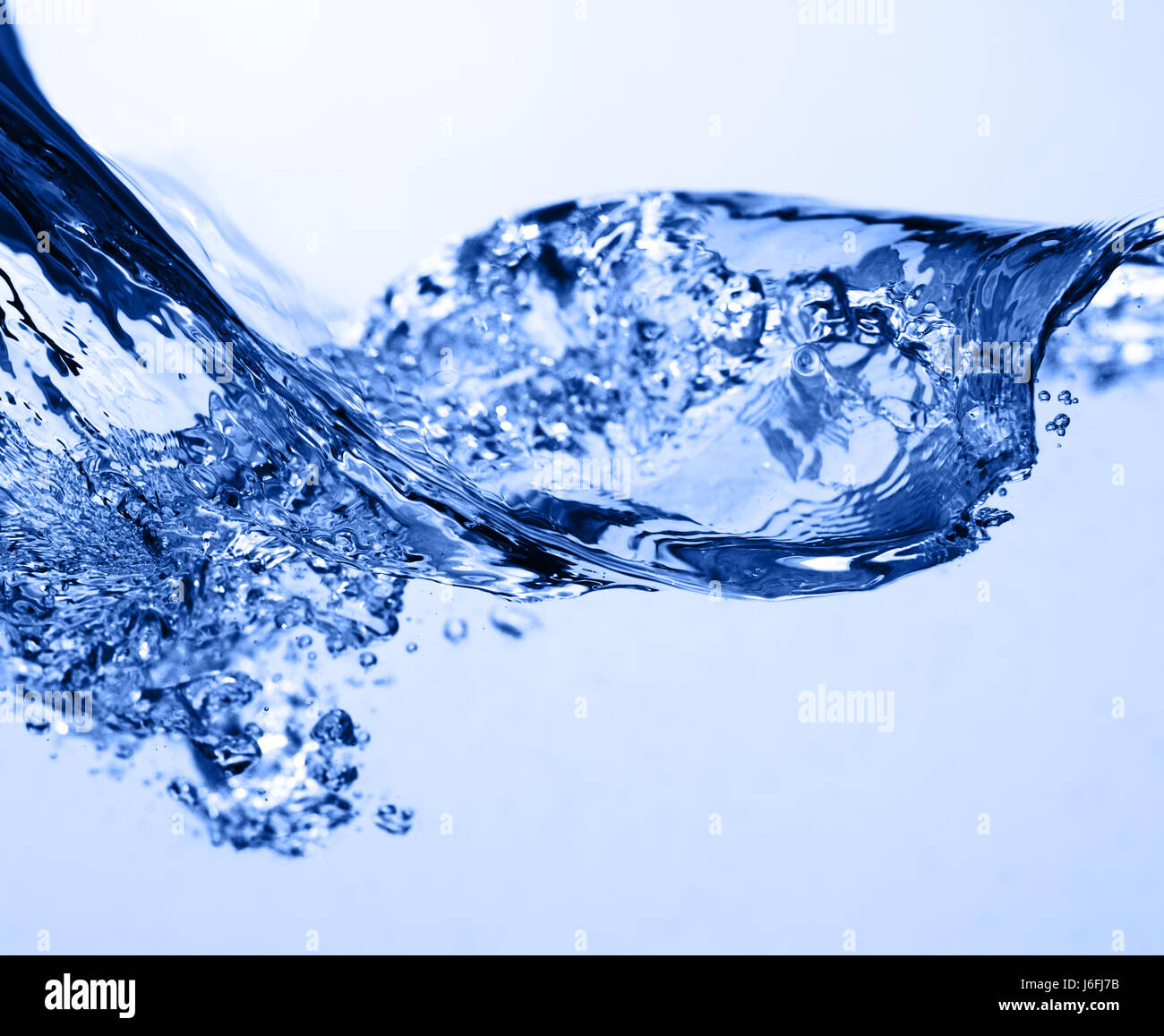 blue liquid isolated wet backdrop background white fluid fresh water ...