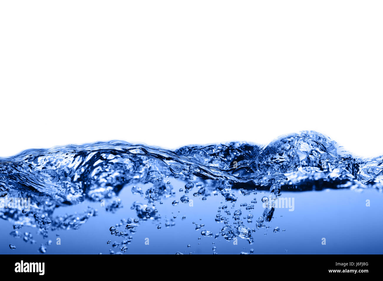 blue liquid isolated wet backdrop background white fluid fresh water ...