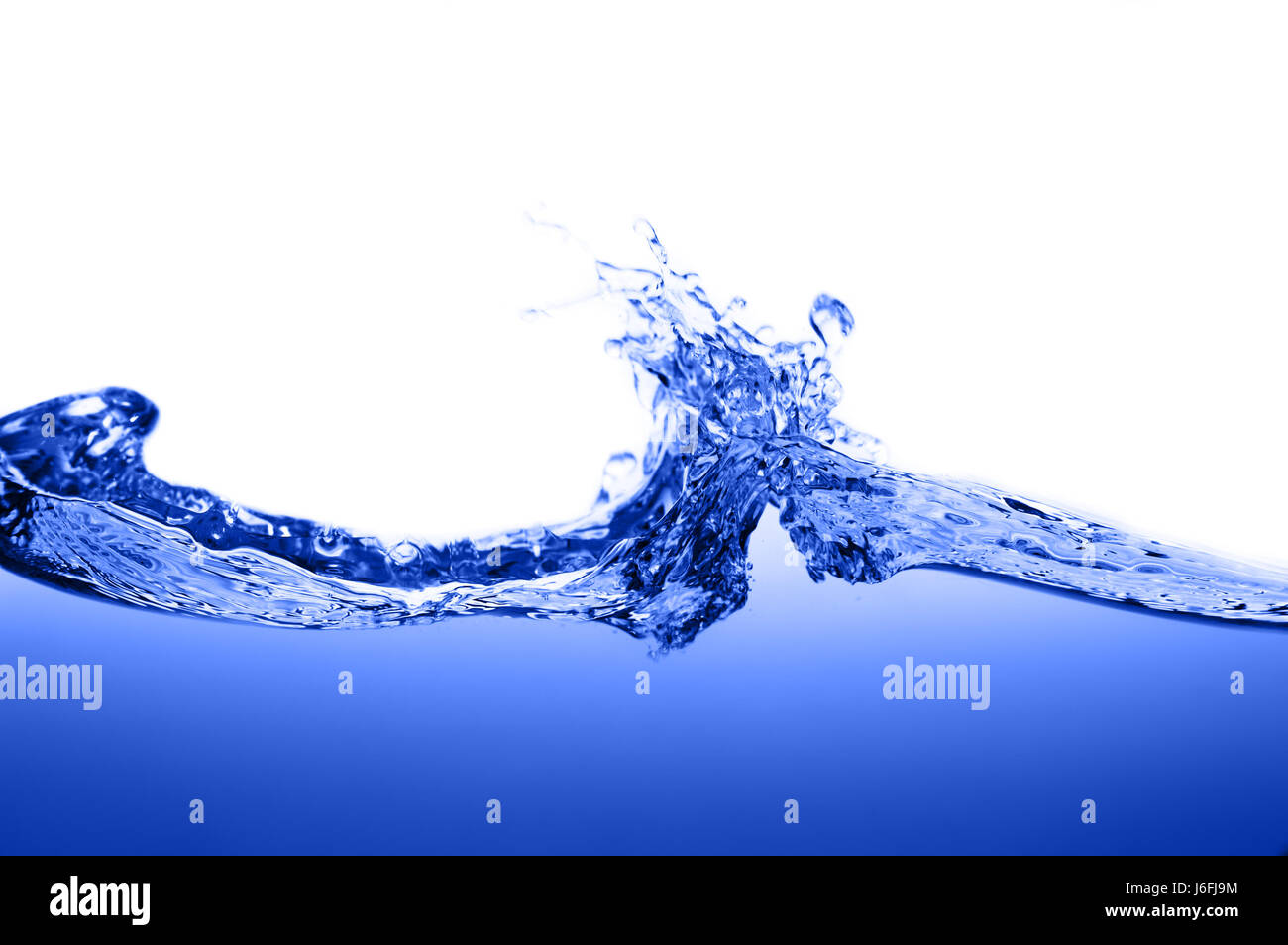 blue liquid isolated wet backdrop background white fluid fresh water ...