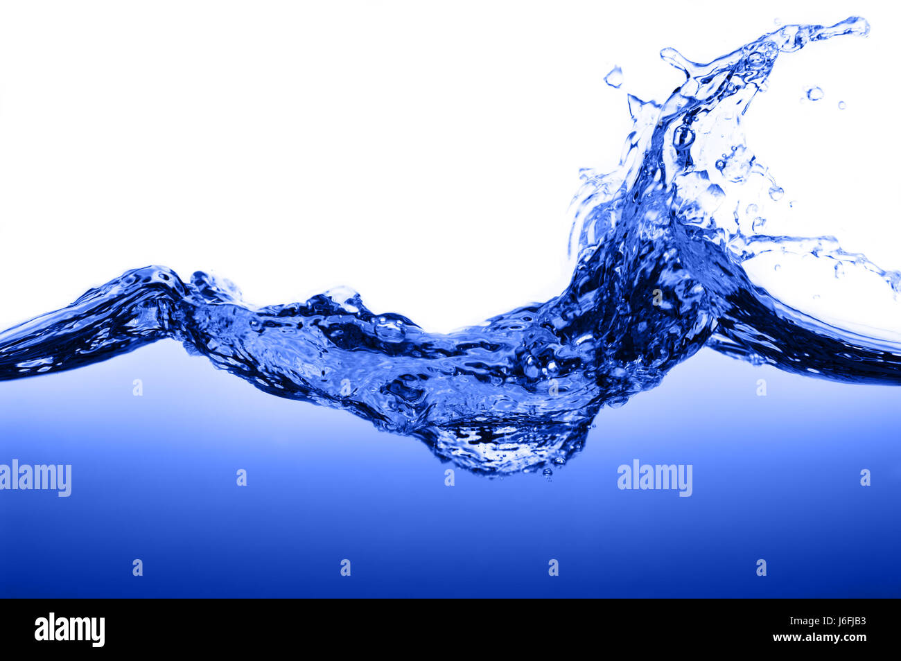 blue liquid isolated wet backdrop background white fluid fresh water ...