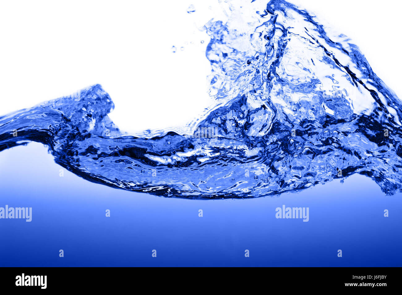 blue liquid isolated wet backdrop background white fluid fresh water ...