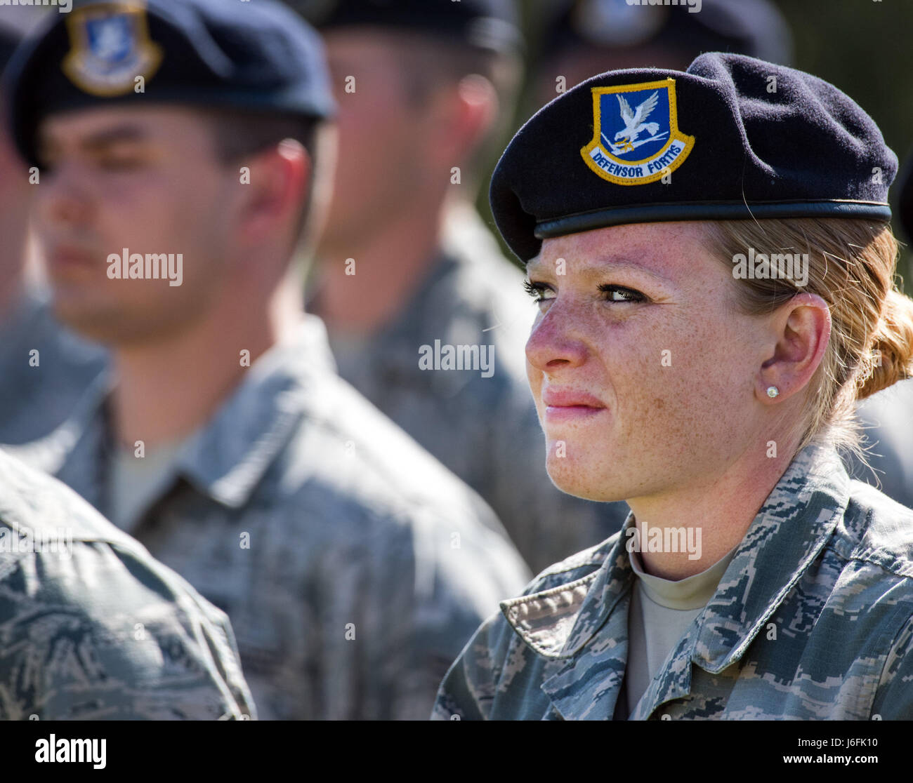 Defenders from the 60th Security Forces Squadron, Travis Air Force Base, Calif., perform a ...