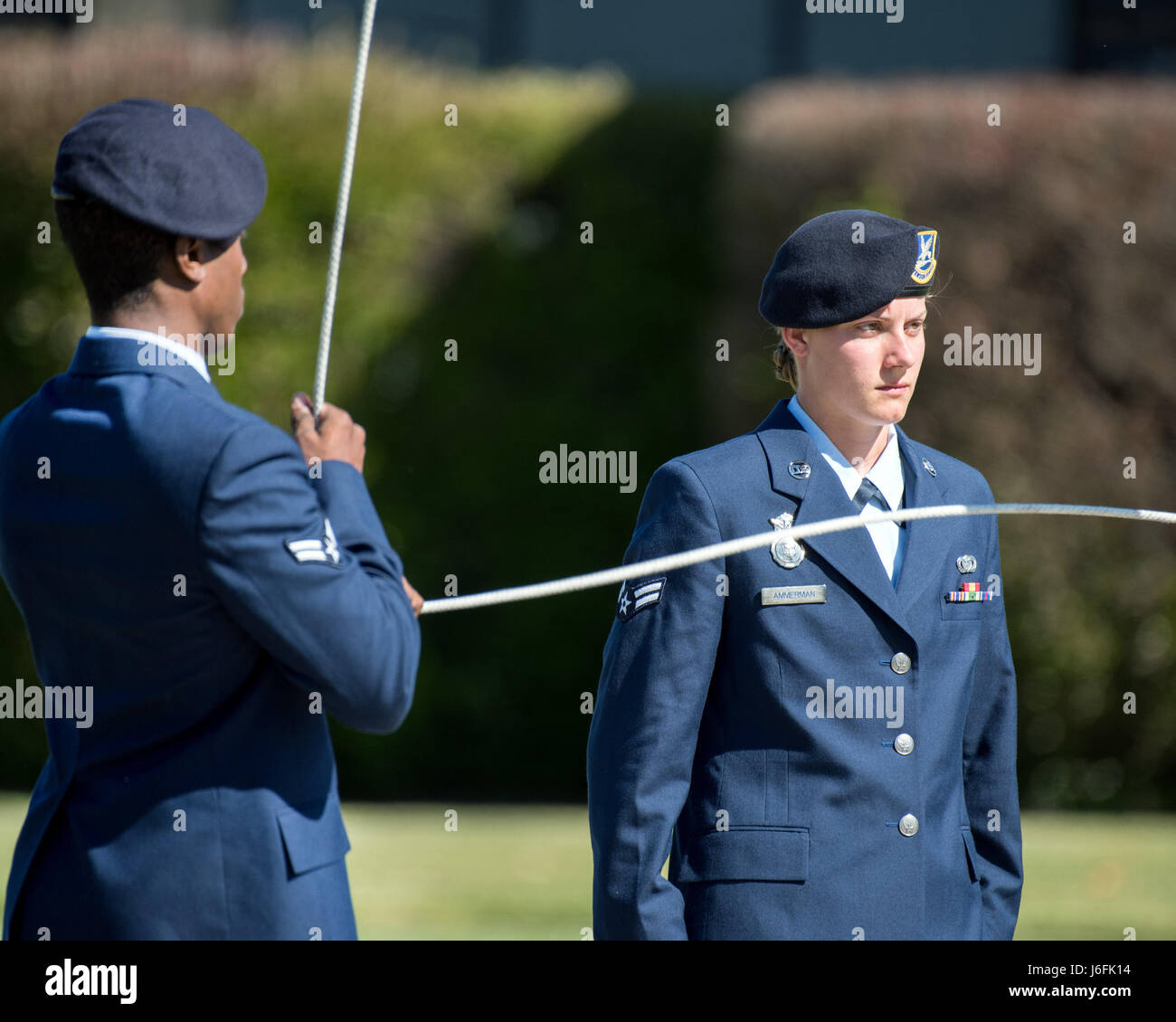 Defenders from the 60th Security Forces Squadron, Travis Air Force Base ...