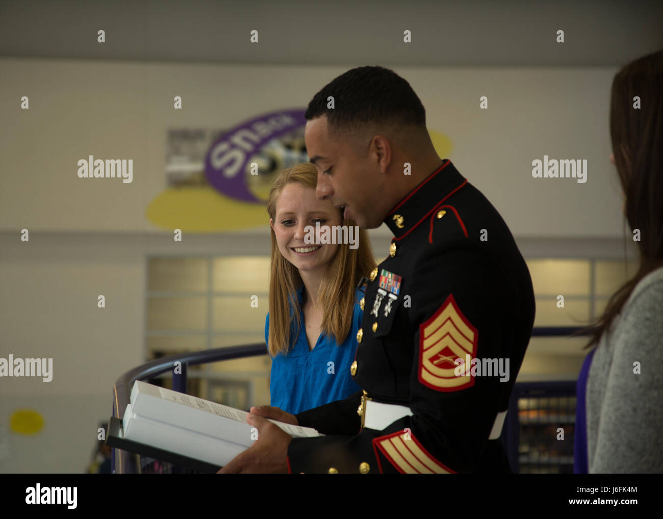 Gunnery Sgt. Marcus Jenkins, the Staff Non Commissioned Officer in ...