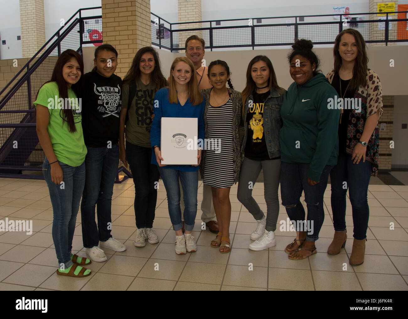 Alexandra Schofield, a junior at Anna High School, poses for a photo ...