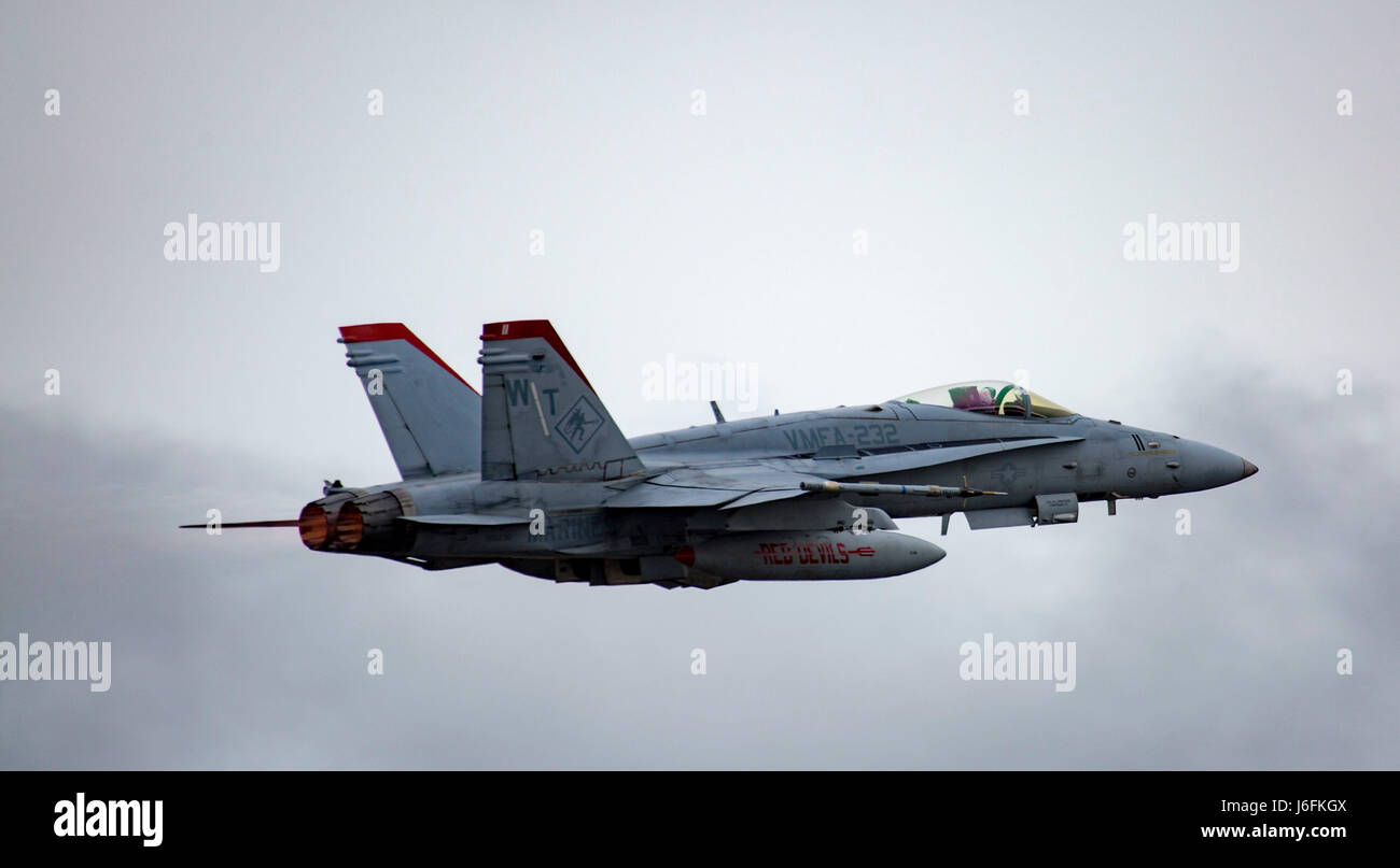 Marine Fighter Attack Squadron (VMFA) 232 conducts flight operations ...