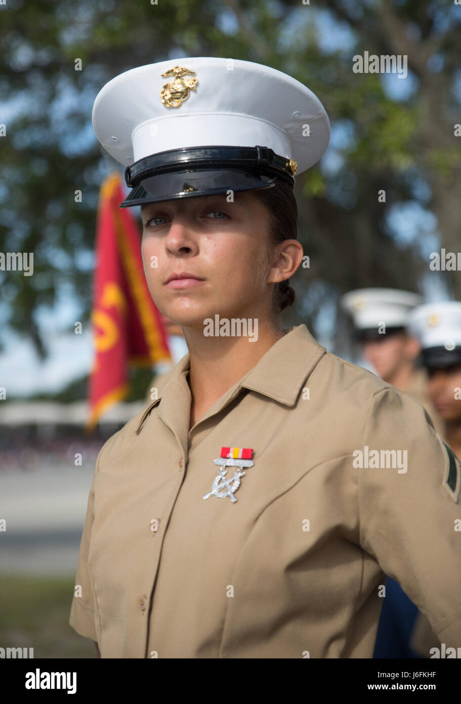 A Private First Class from Platoon 4019 scores 333 out of 350 points ...