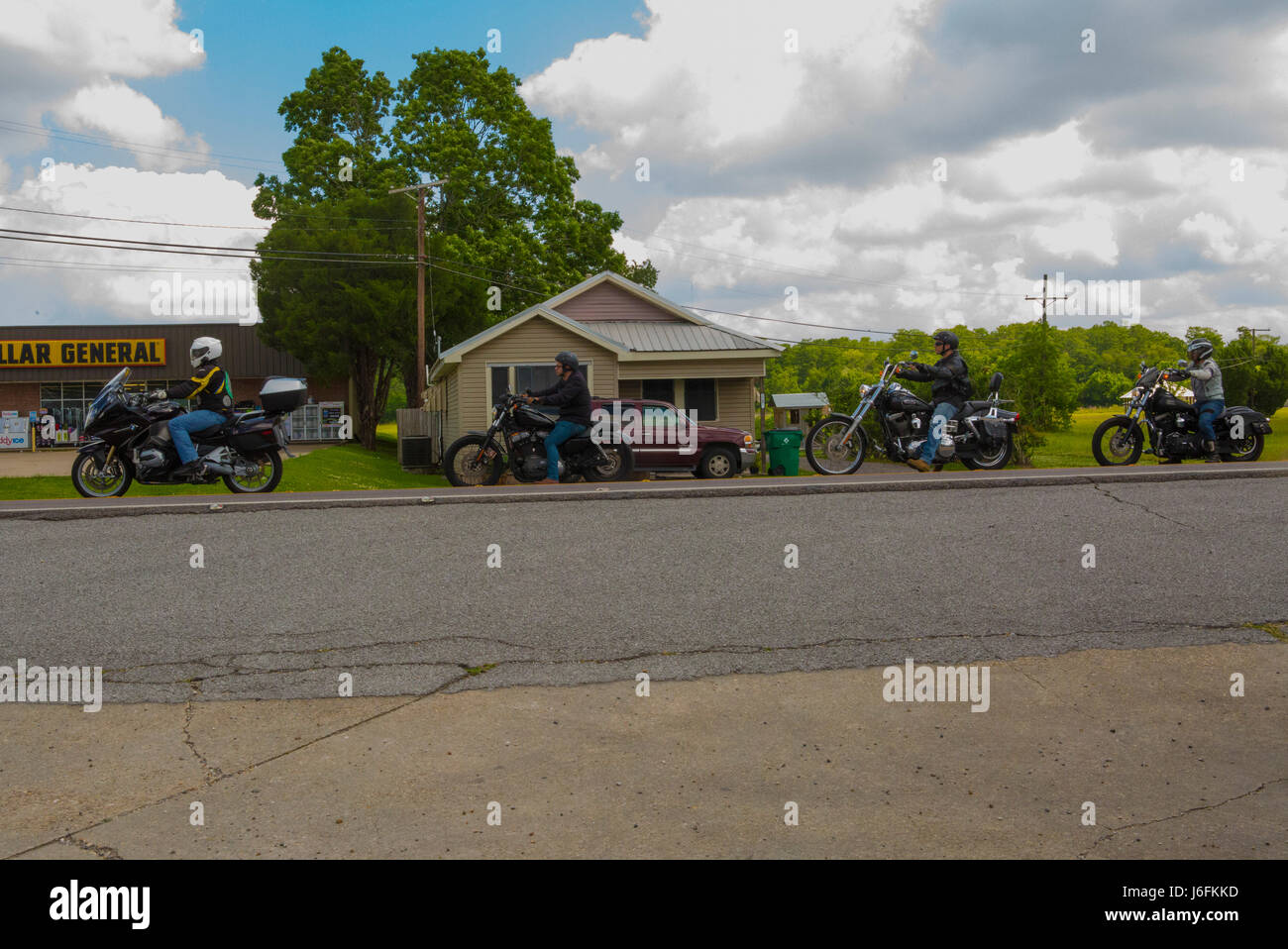 Marines with the Marine Corps Support Facility New Orleans Motorcycle ...