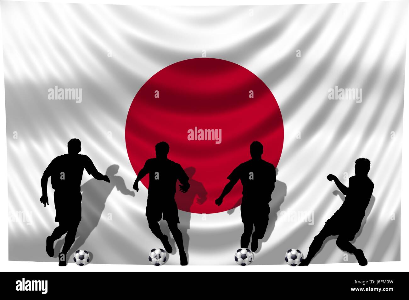 flag japan world championship bigots ball illustration flag onlooker ...