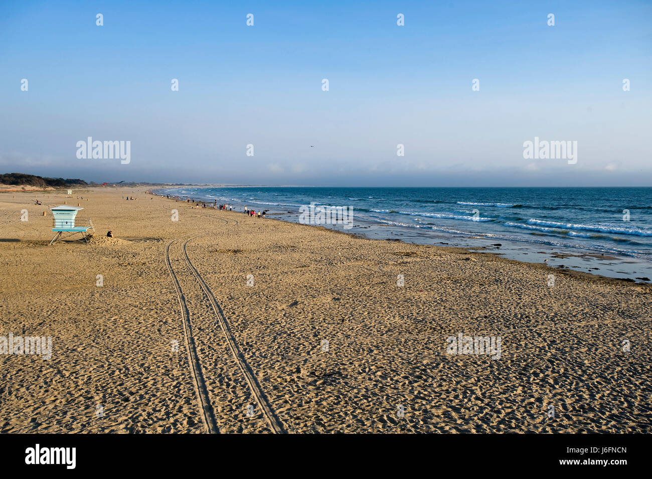 beach seaside the beach seashore usa california southwest salt water ...
