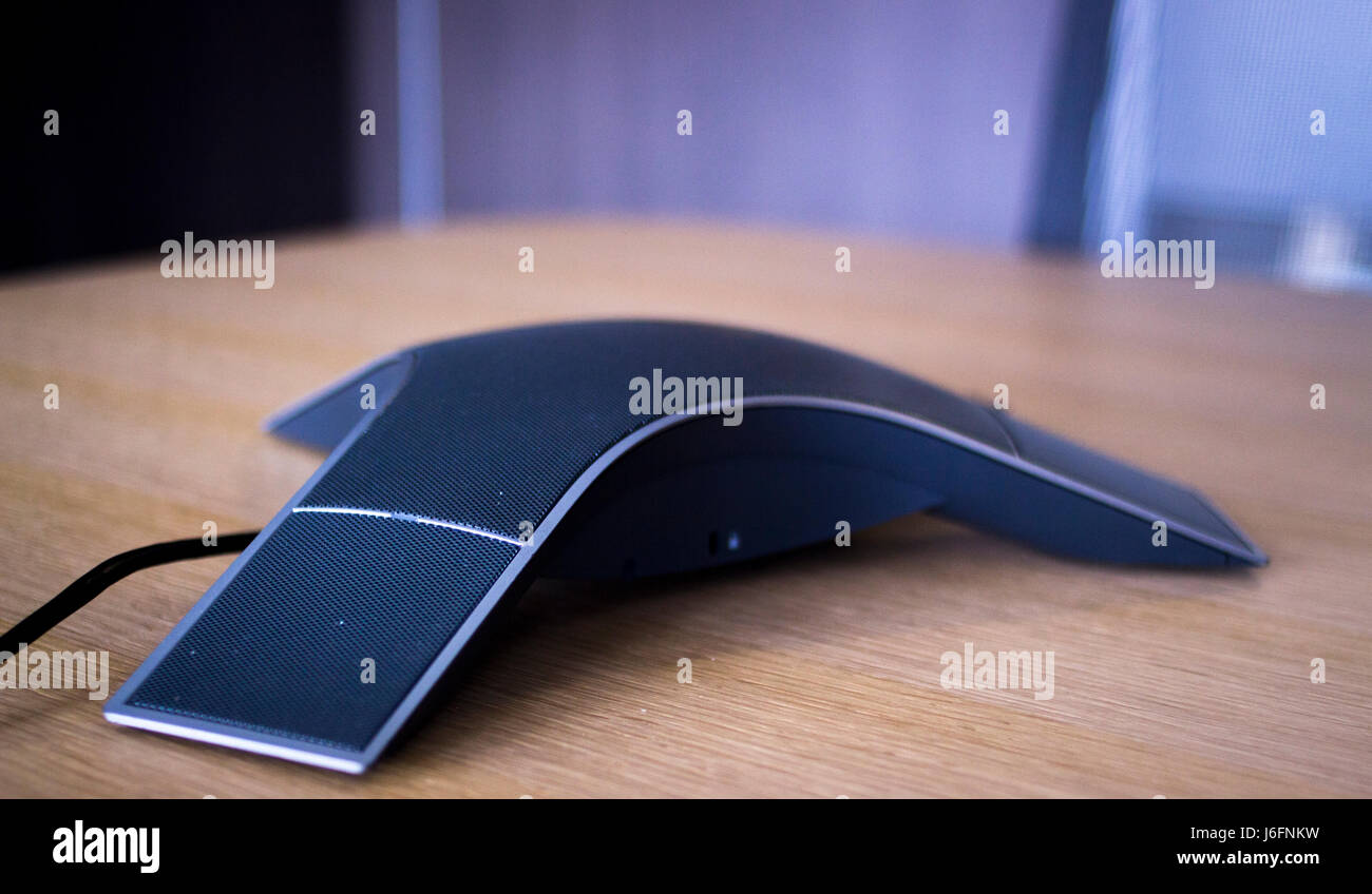 Speaker phone conferencing hi-res stock photography and images - Alamy