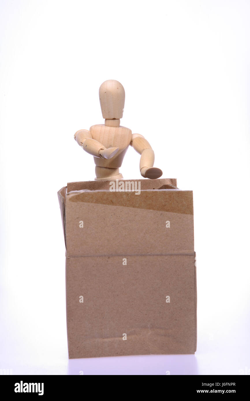 removal remove move seize wood figure cardboard carton wood transport ...