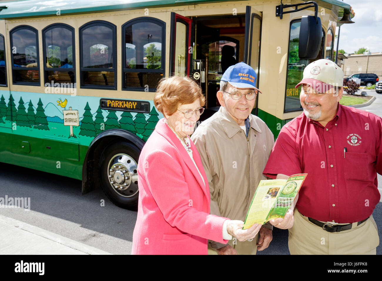 Sevierville Tennessee,Smoky Mountains,NASCAR Speedpark Trolley Stop ...