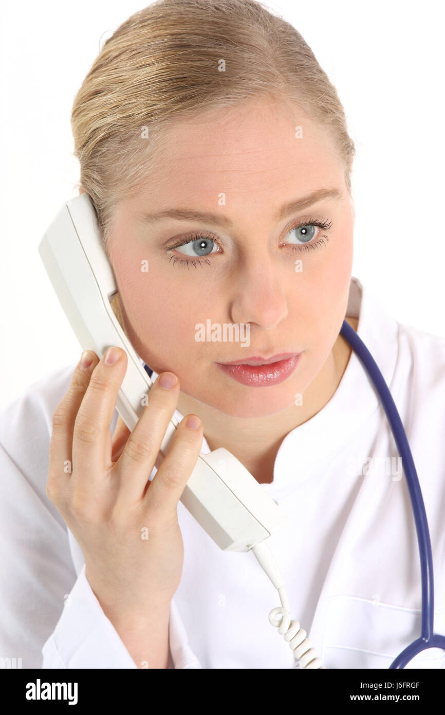 doctor physician medic medical practicioner conversation telephone ...