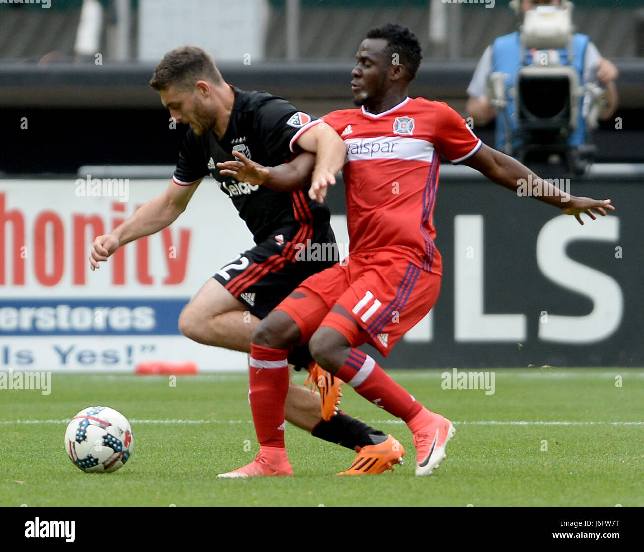 Washington, DC, USA. 20th May, 2017. 20170520 - D.C. United defender ...