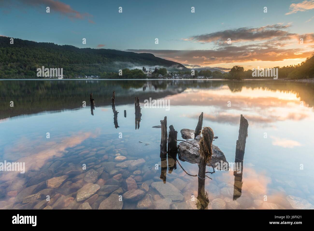 Kenmore, UK. 21st May, 2017. Loch Tay taken from Taymouth Marina near ...