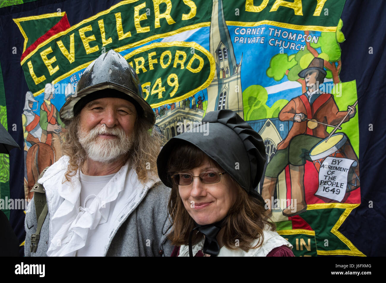 Burford, UK, 20 May 2017. The Annual Levellers Day. The event was to ...