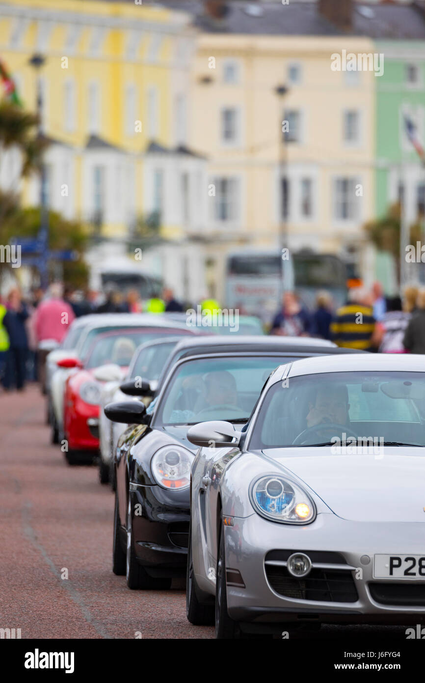 The Porsche Club of Great Britain meeting on the promenade of the ...