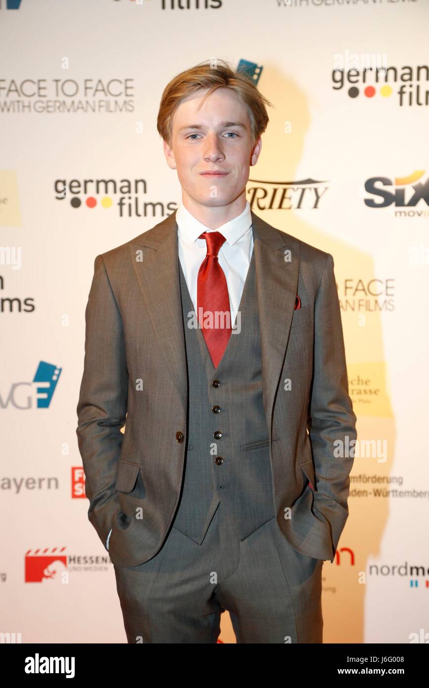 Cannes, France. 20th May, 2017. German actor Louis Hofmann attends the ...