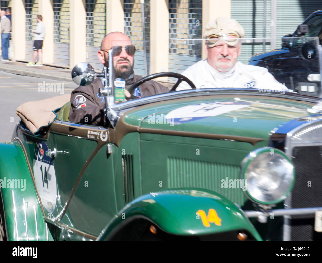 Cremona Checkpoint, Italy. 21st May, 2017. Millemiglia Historical ...