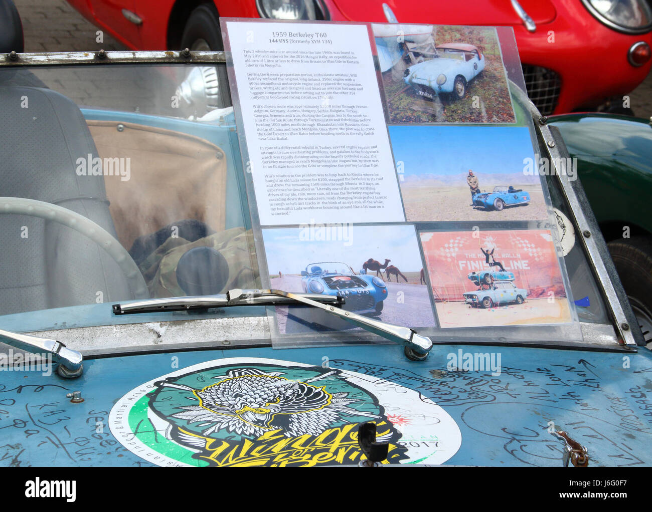 Retro motoring emblems hi-res stock photography and images - Alamy