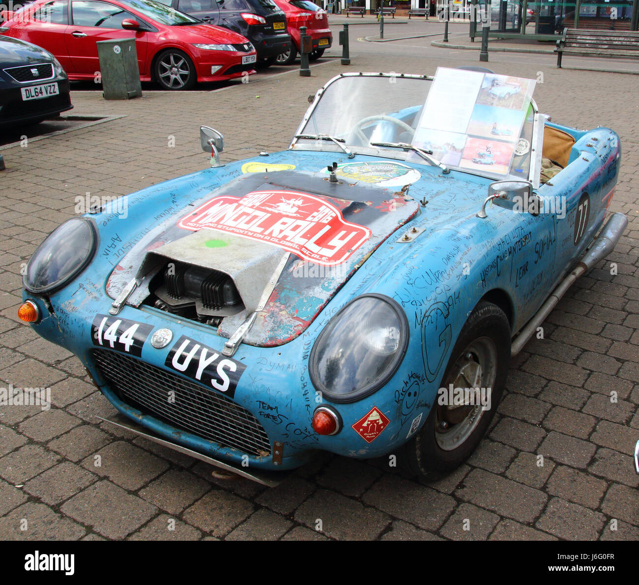 Retro motoring emblems hi-res stock photography and images - Alamy