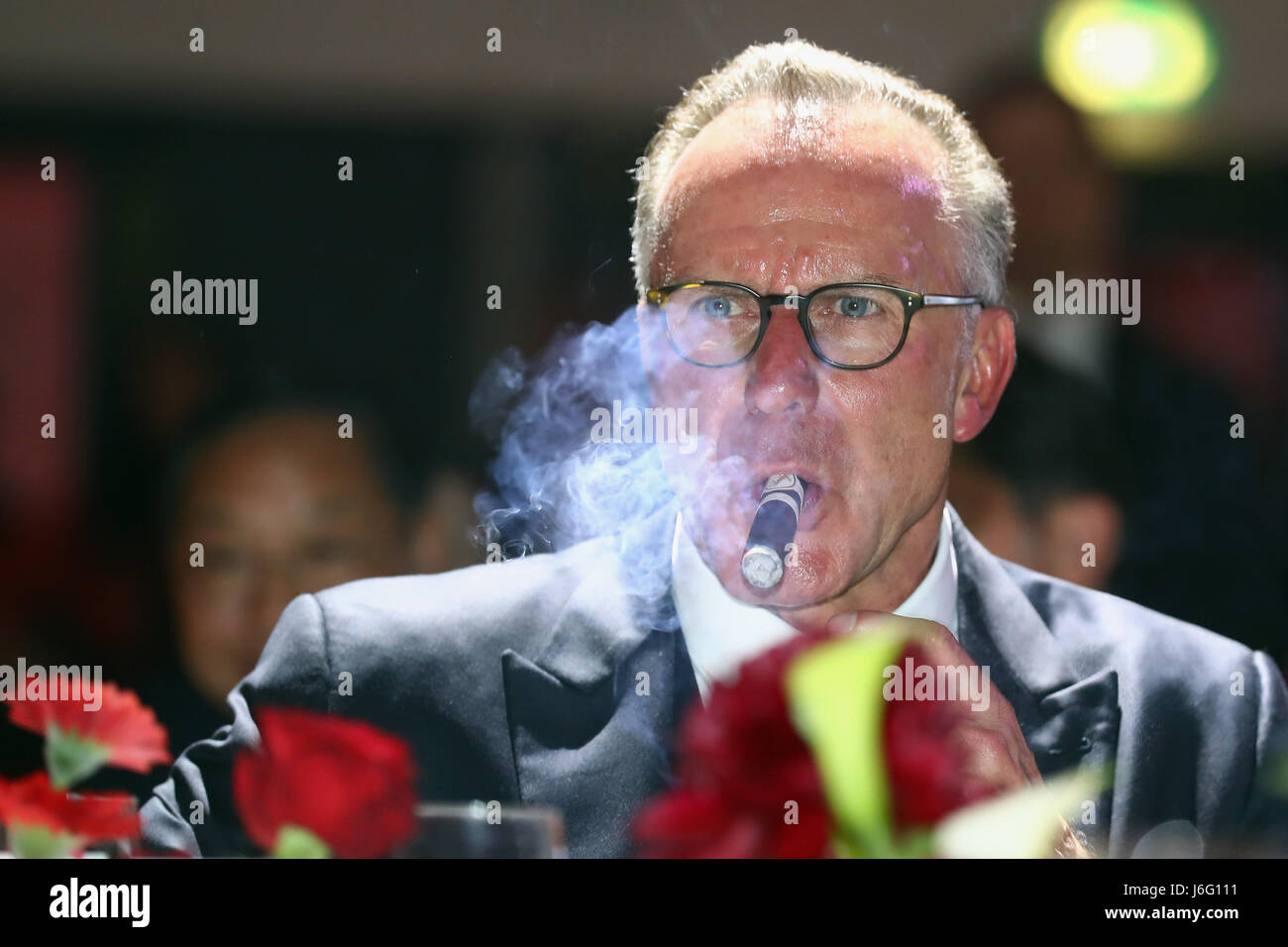 HANDOUT - Handout picture dated 20 May 2017 showing the Chairman of the ...