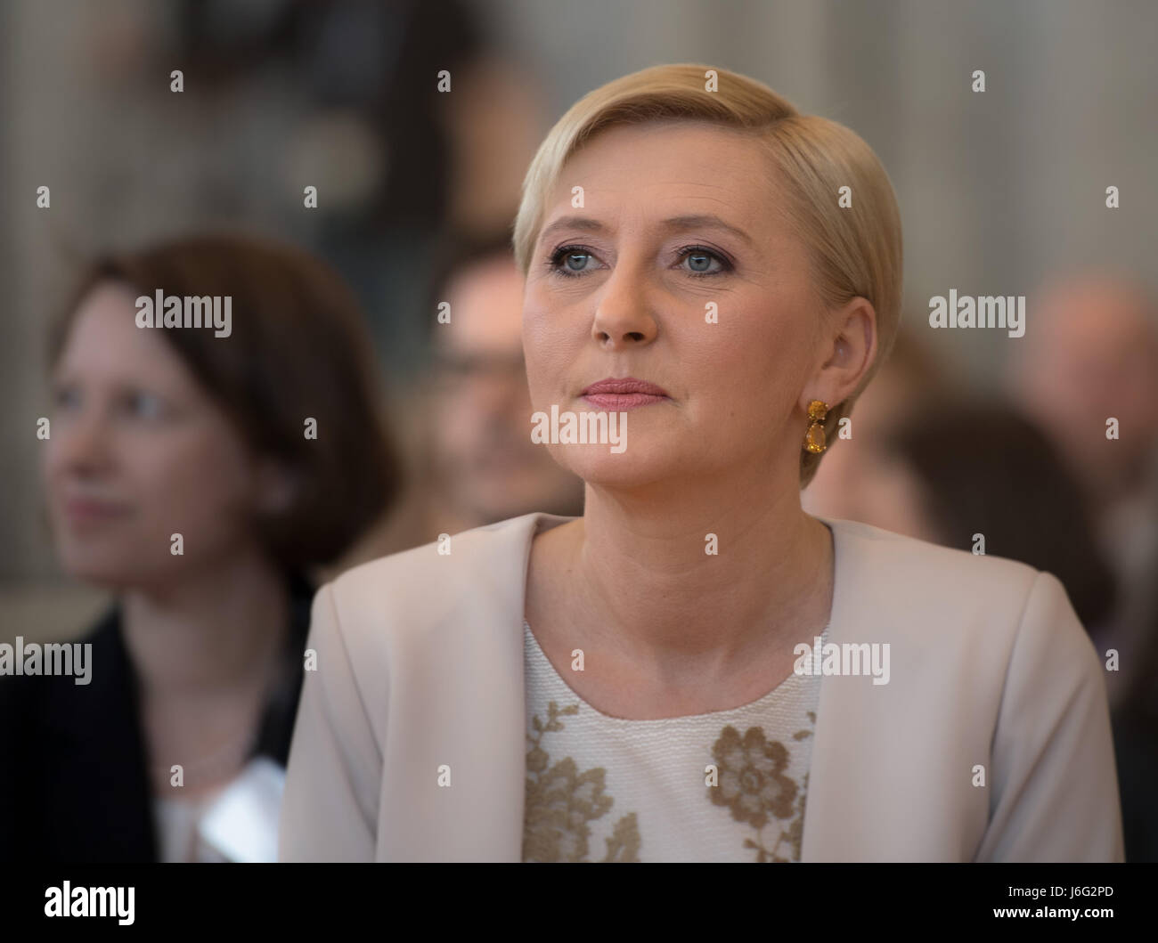 Agata Kornhauser-Duda, wife of Polish President Andrzej Duda (not ...