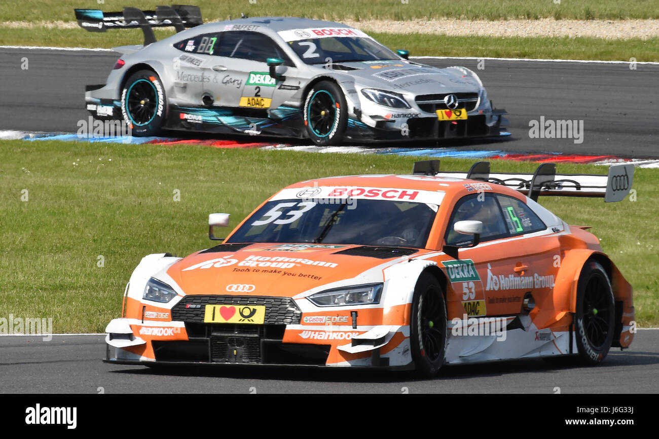 Klettwitz, Germany. 21st May, 2017. Audi pilot Jamie Green from Great ...