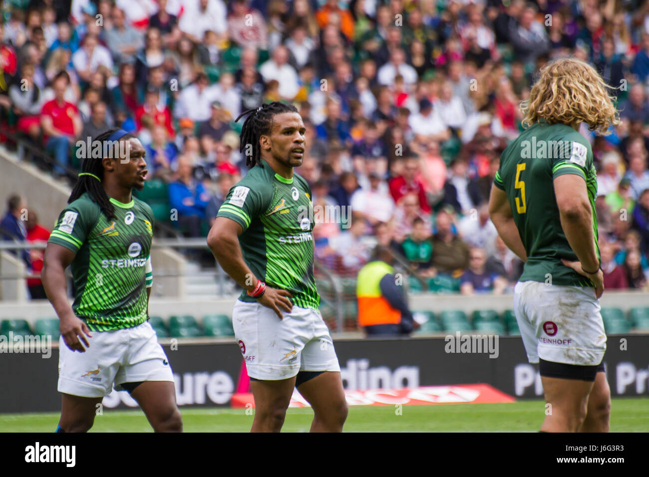London, UK. 21st May 2017. (l-r) Branco du Preez, Rosko Specman and ...