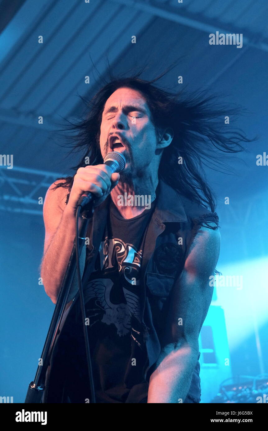 Monster Magnet lead singer Dave Wyndorf performing at the Engine Rooms ...