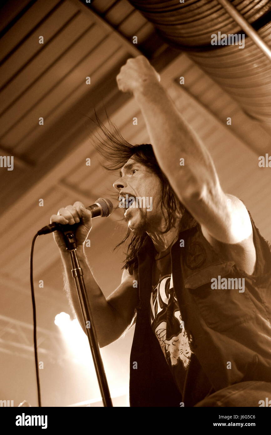 Monster Magnet lead singer Dave Wyndorf performing at the Engine Rooms ...