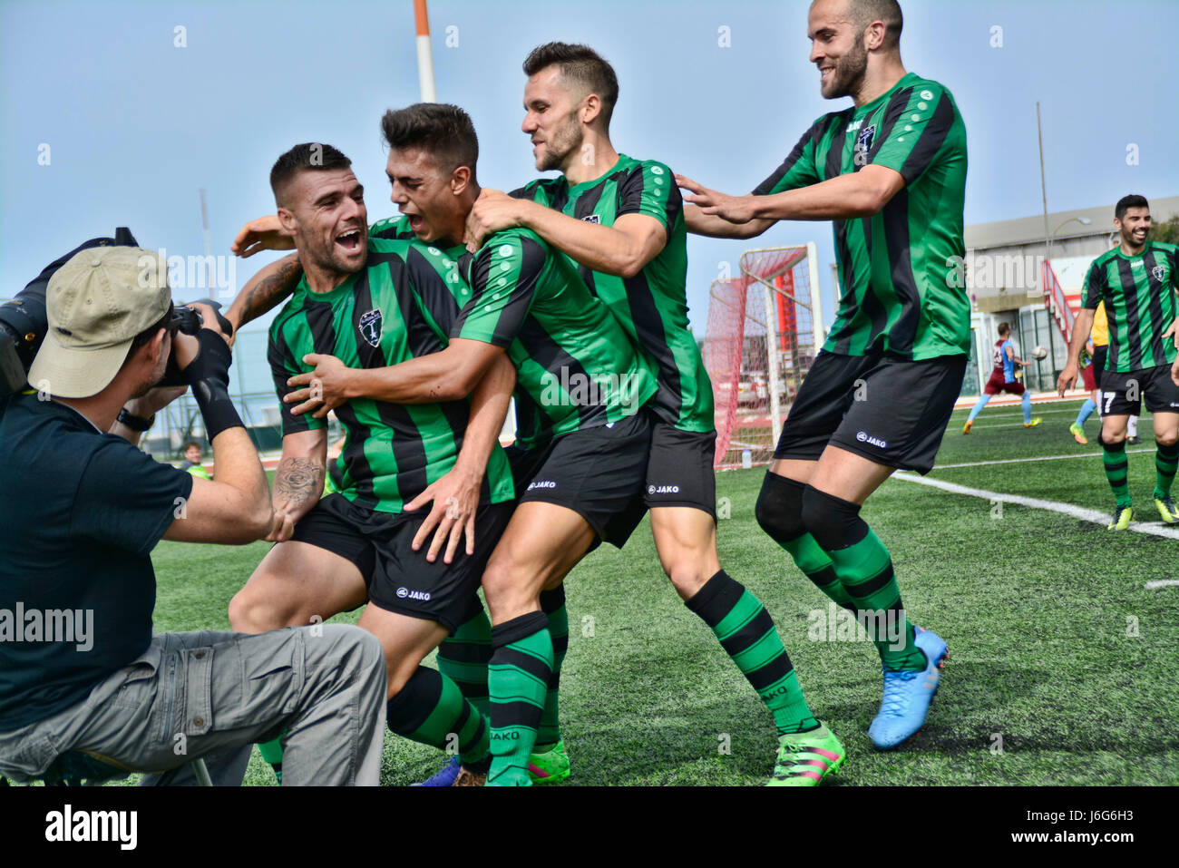Gibraltar - 21 May 2017- Europa FC claimed their first historic ...