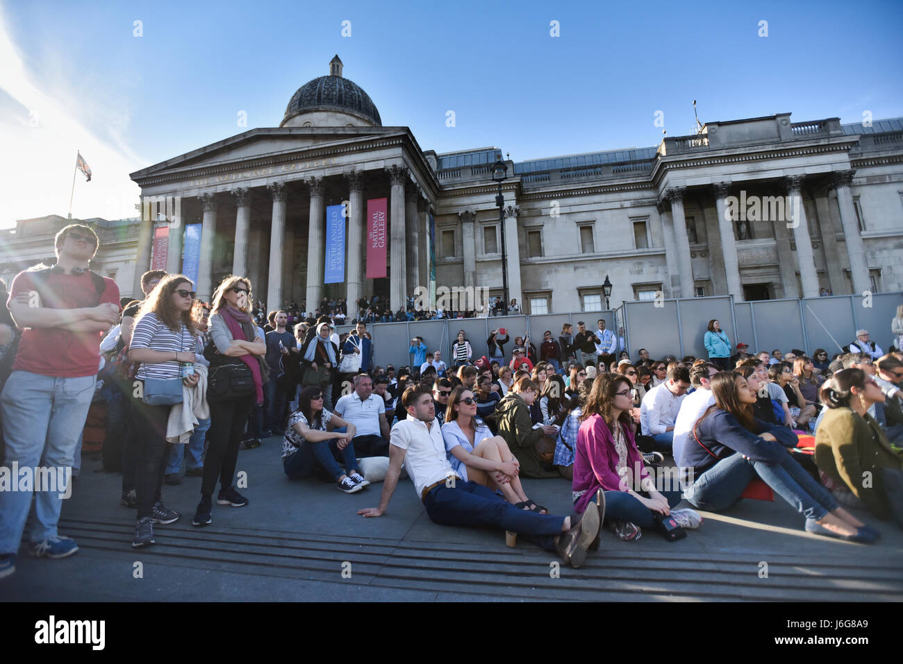 Trafalgar Square, London, UK. 21st May 2017. BMW LSO Open Air Classics ...