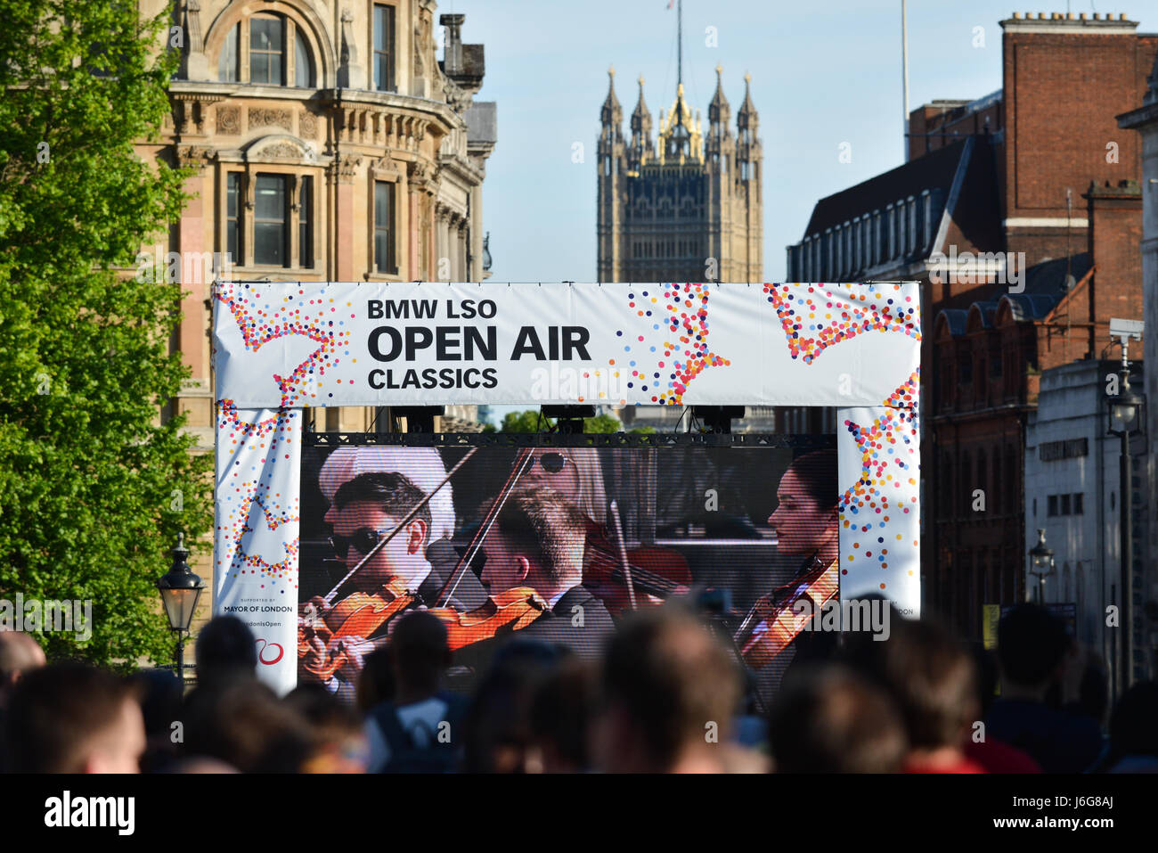 Trafalgar Square, London, UK. 21st May 2017. BMW LSO Open Air Classics ...