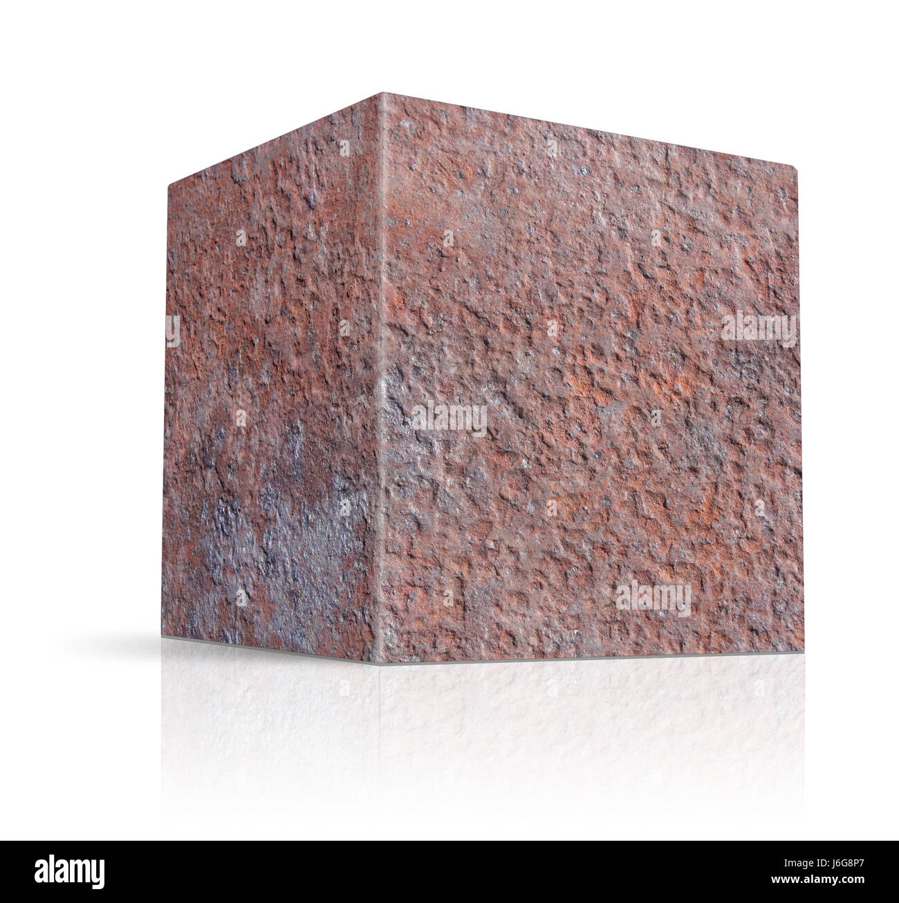 metal rusty box old object isolated model design project concept plan ...