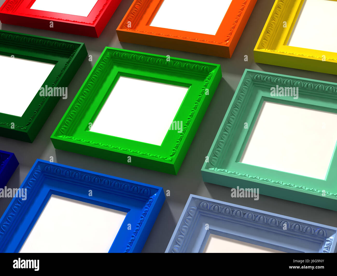 art decoration different collection frame color paint framework style ...