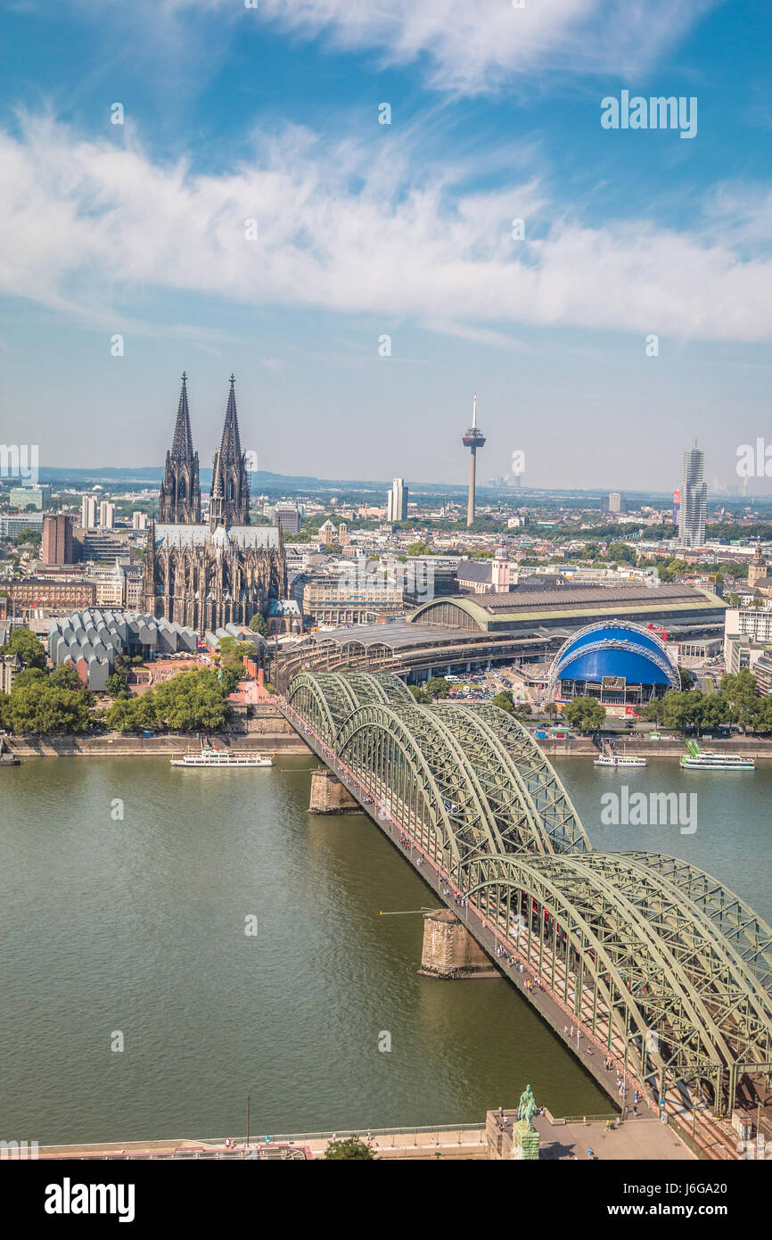 Nice view of Cologne Stock Photo - Alamy
