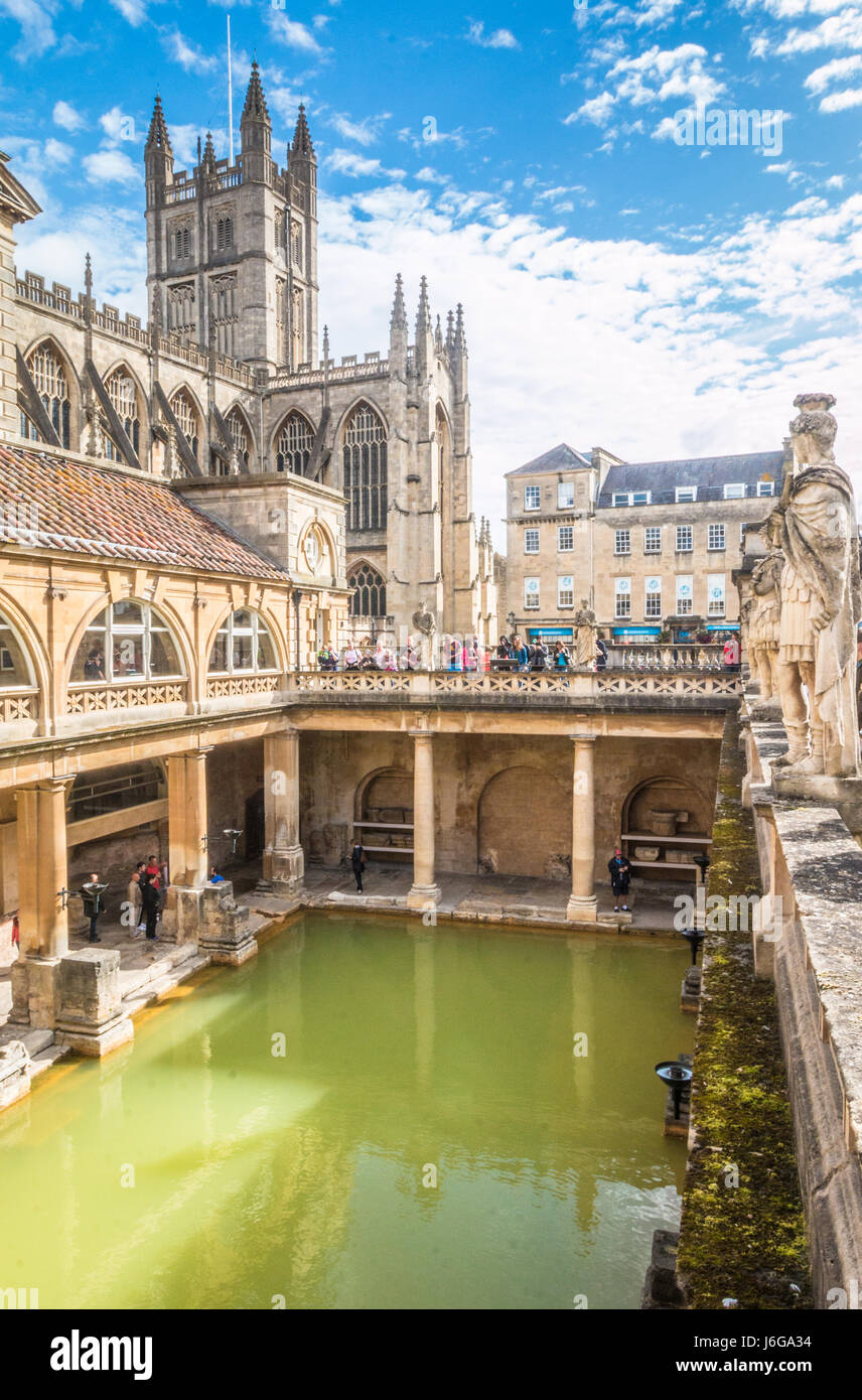Ancient Roman Bath in Bath England Stock Photo - Alamy