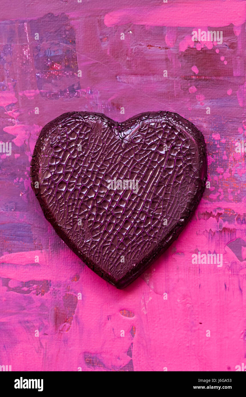 painting purple painted love in love fell in love heart coloured ...
